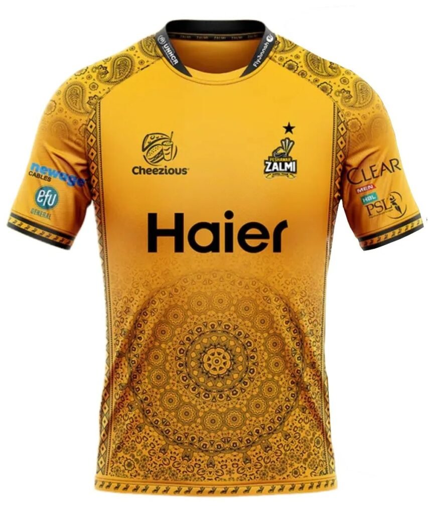 Peshawar Zalmi PSL Jersey 2025 (Home) - LCA Merchandise